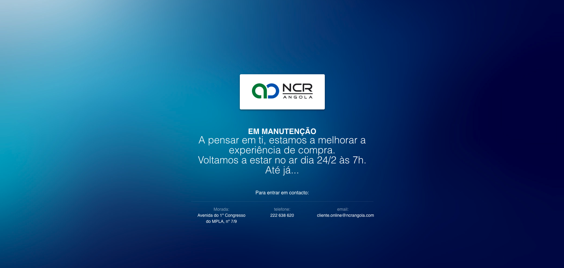 Máquinas de Escritório - NCR Angola